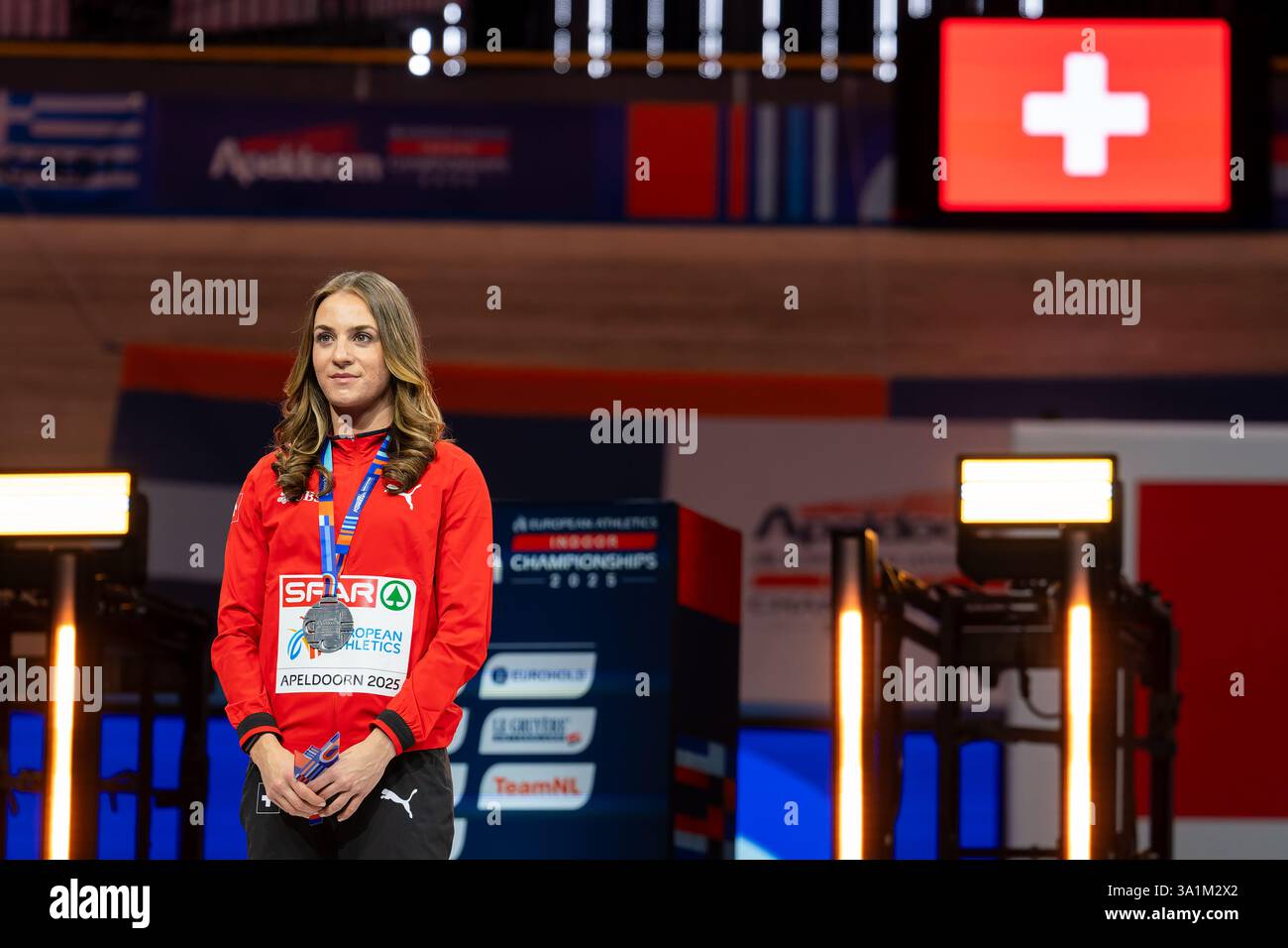 APELDOORN, NETHERLANDS - MARCH 9: Annik Kalin of Switzerland during the ...