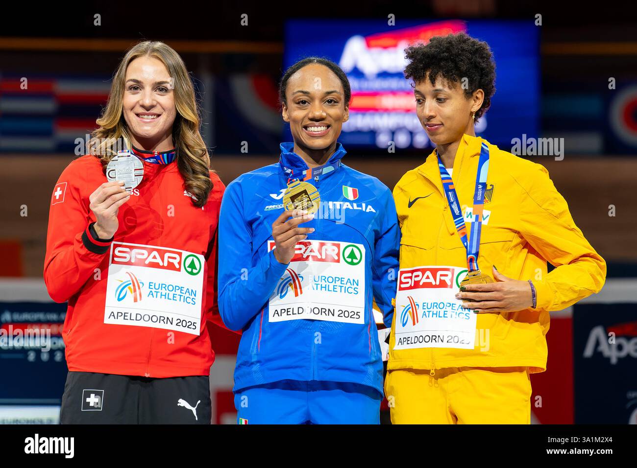 APELDOORN, NETHERLANDS - MARCH 9: Annik Kalin of Switzerland, Larissa ...
