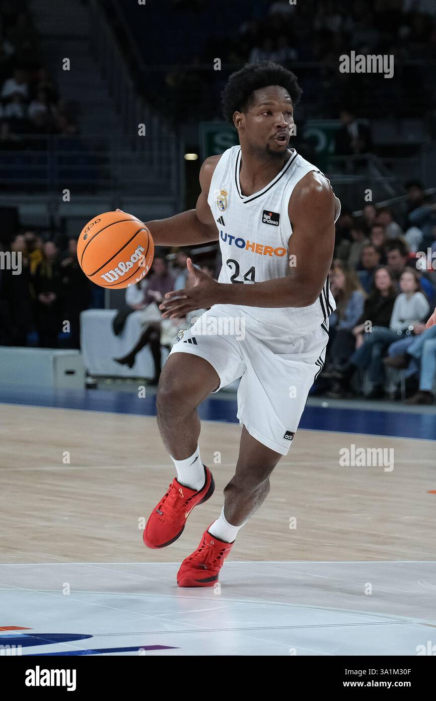 Andrés Feliz of Real Madrid in action during Liga Endesa match between ...