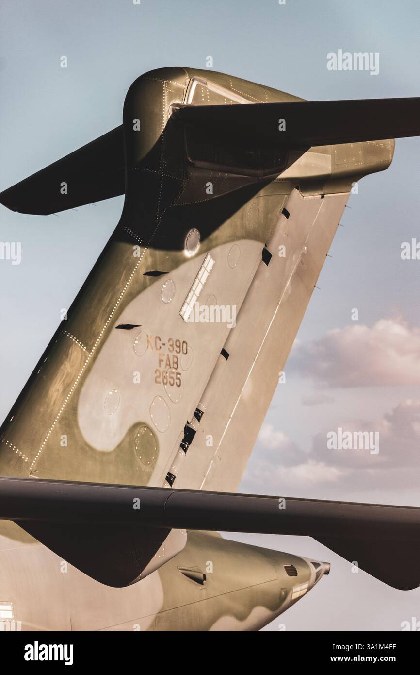 Embraer KC-390 military transport aircraft of the Brazilian Air Force ...