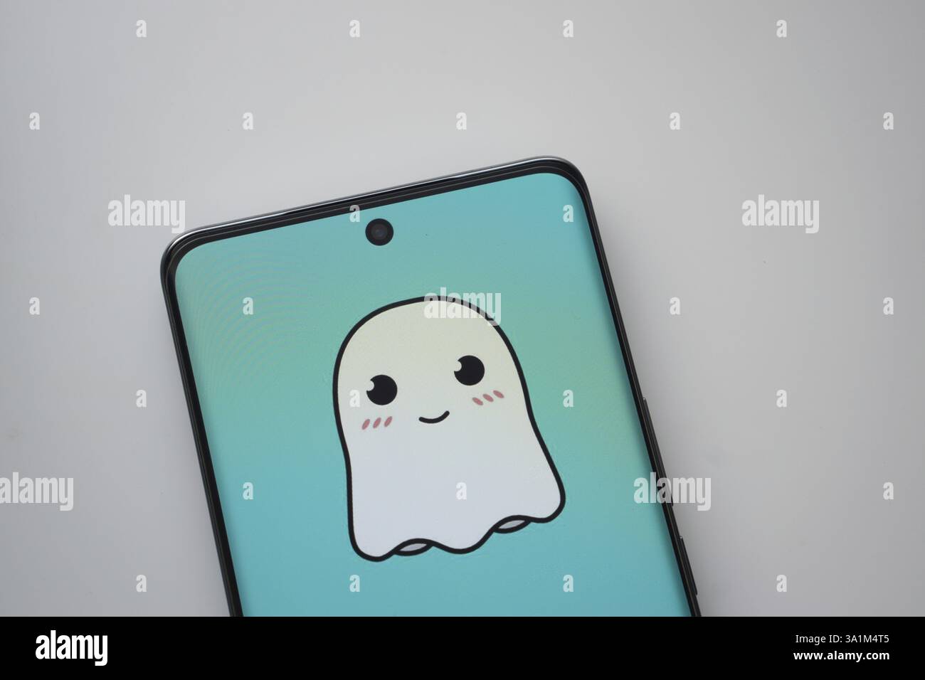 Boo logo is displayed on a smartphone screen Stock Photo - Alamy
