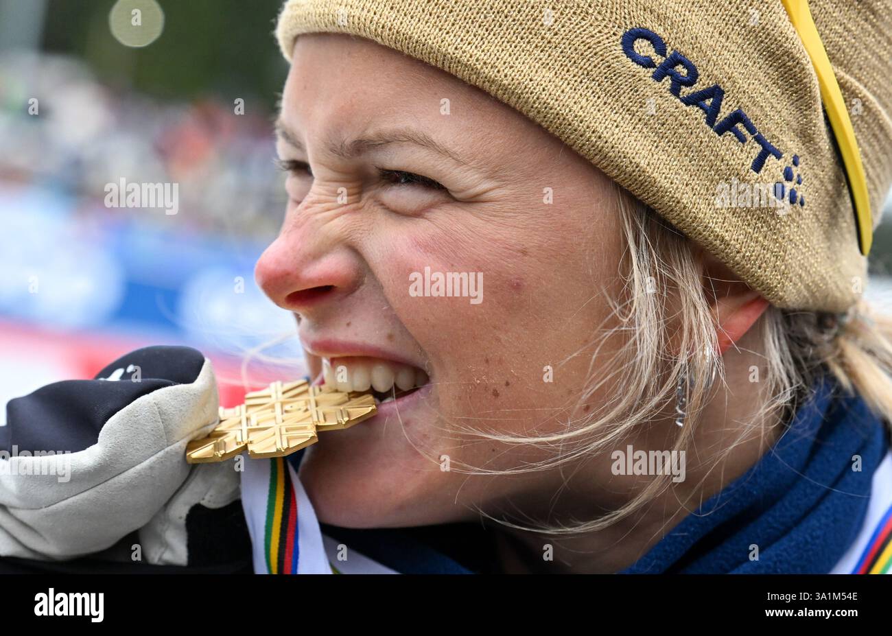 09 March 2025, Norway, Trondheim: Nordic skiing, World Championships ...
