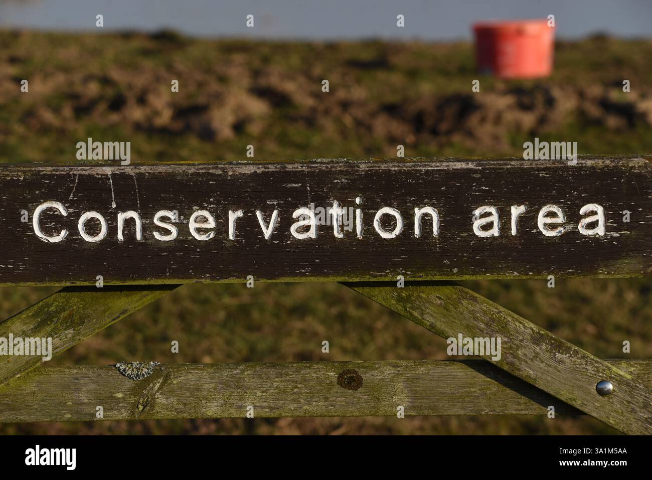 Conservation area sign Stock Photo - Alamy