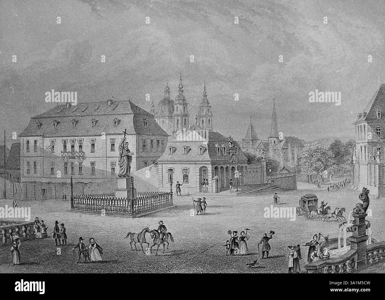 Historic old town saint Black and White Stock Photos & Images - Alamy