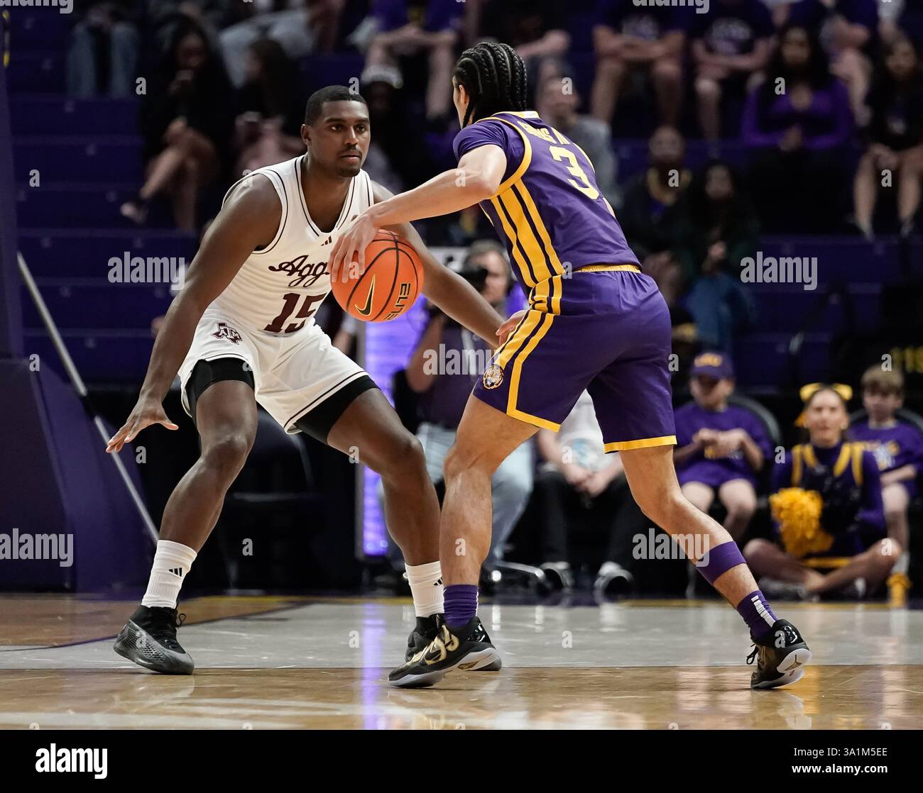 Baton Rouge, LA, U.S.A. 8th Apr, 2025. Texas A&M Aggies forward HENRY ...