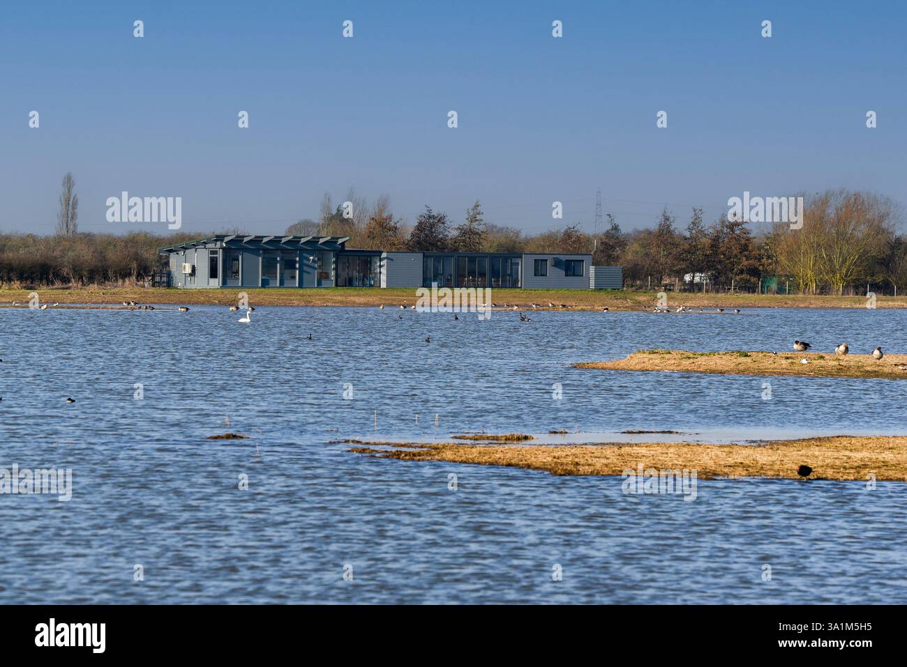 Frampton March RSPB Visitors' Centre Stock Photo - Alamy