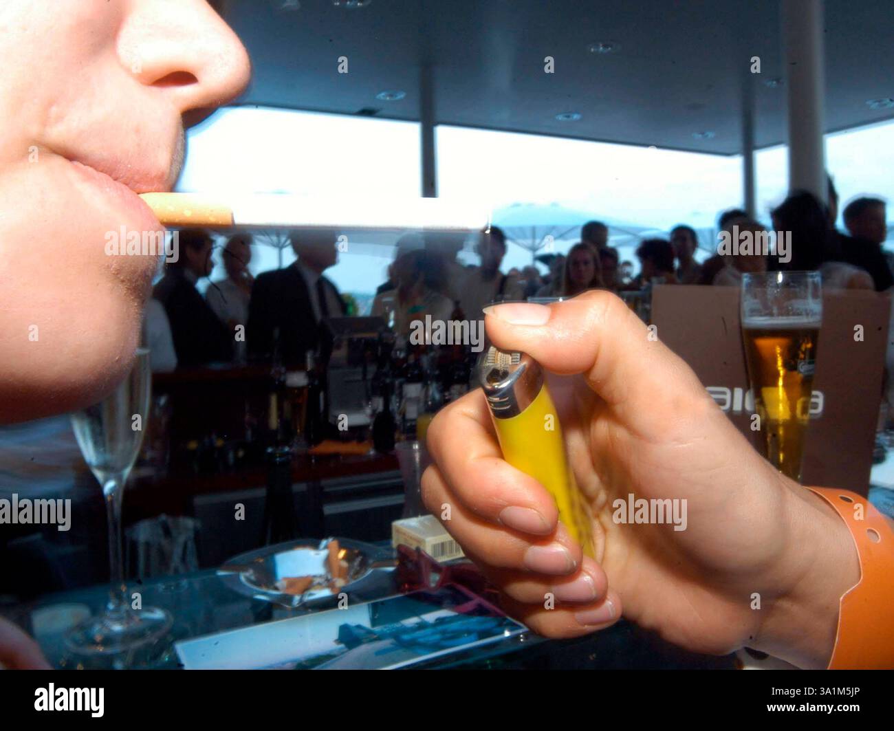 smoking in a bar or in a restaurant in gastronomy smoking in a bar in ...