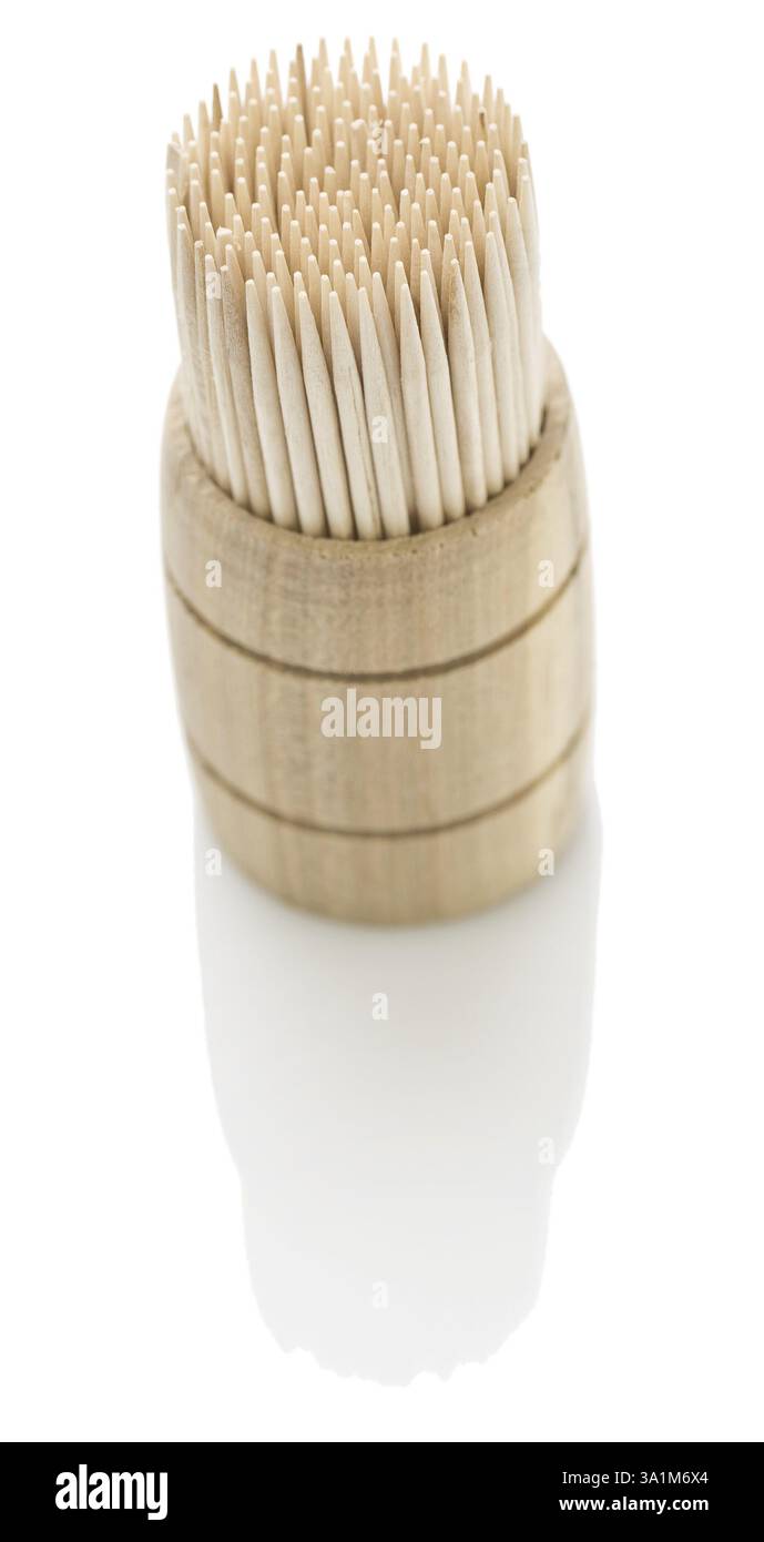 One barrel of toothpicks isolated Stock Photo - Alamy