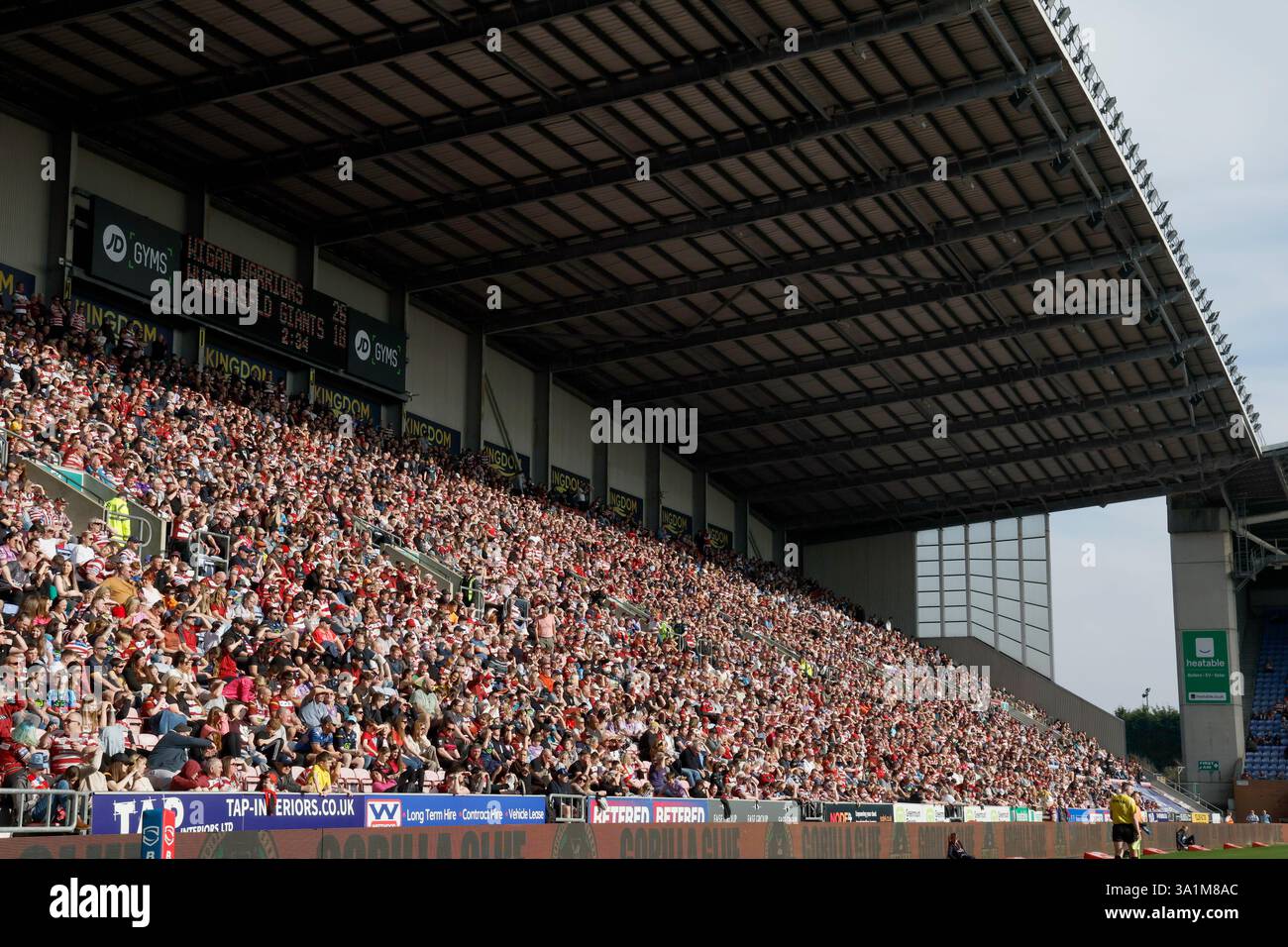 Wigan Warriors fans during the Betfred Super League match at The Brick ...