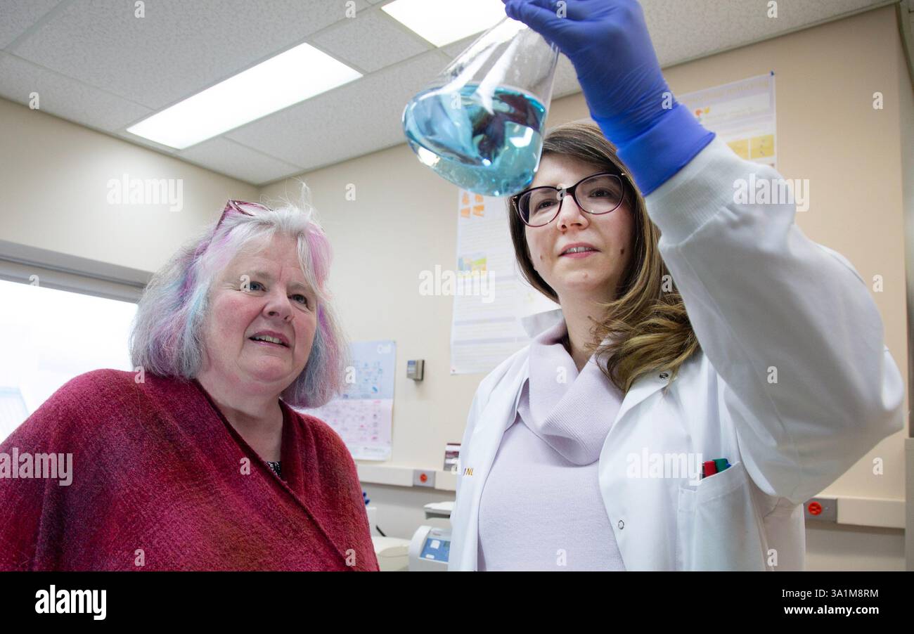 Dr. Kathy Hodgkinson, left, and Dr. Jessica Esseltine in Jessica's ...