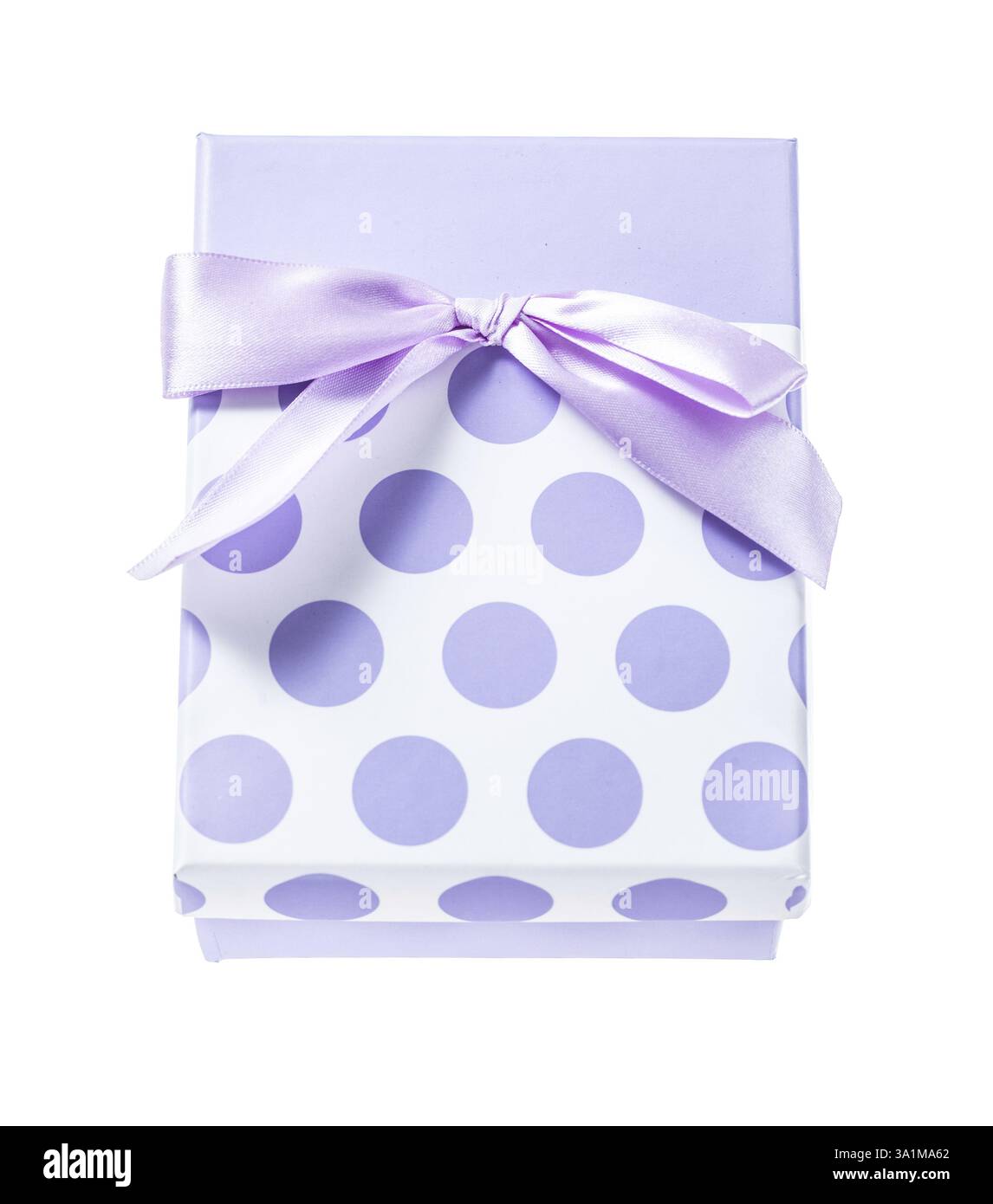 Purple present box isolated on white Stock Photo - Alamy