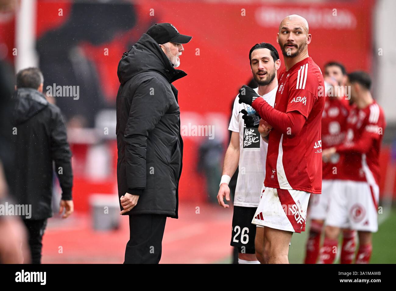 France. 09th Mar, 2025. Brest, France. 09th Mar, 2025. 26 Florent HANIN ...