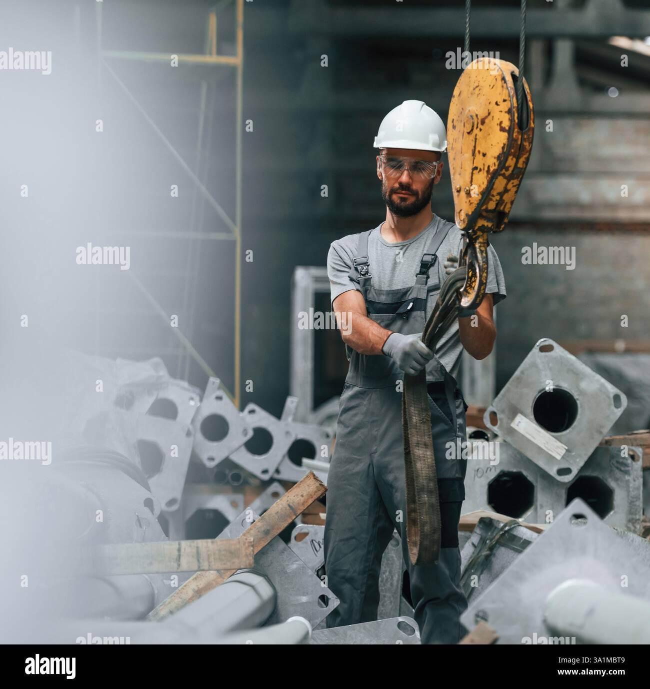 Technician worker in uniform using hi-res stock photography and images ...