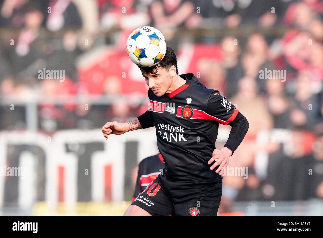 AaB moeder FC Midtjylland i Superligaen paa Aalborg Portland Park i ...