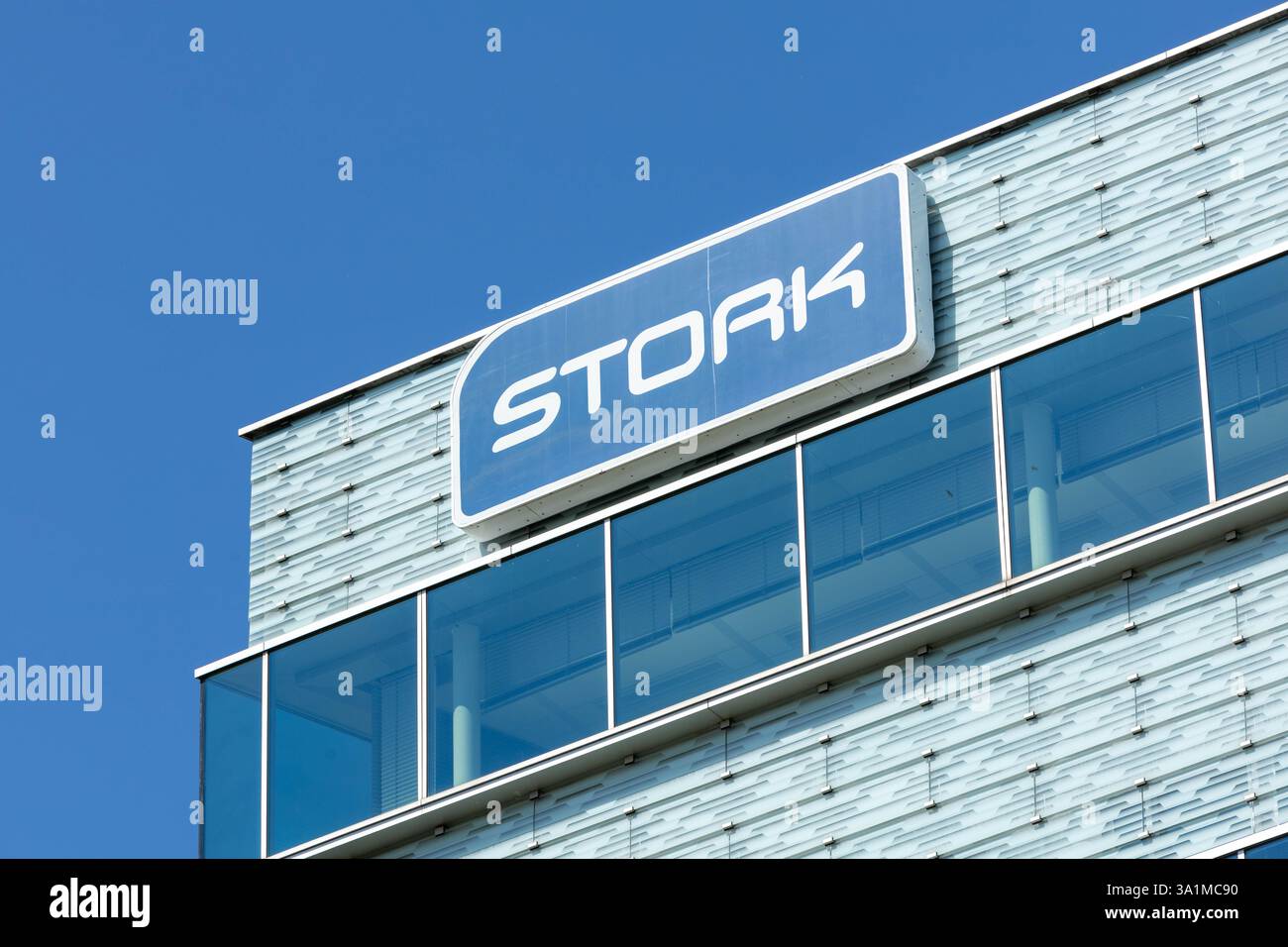 Stork sign logo. Stork, a Fluor Company, is a provider of fully integrated solutions for ...