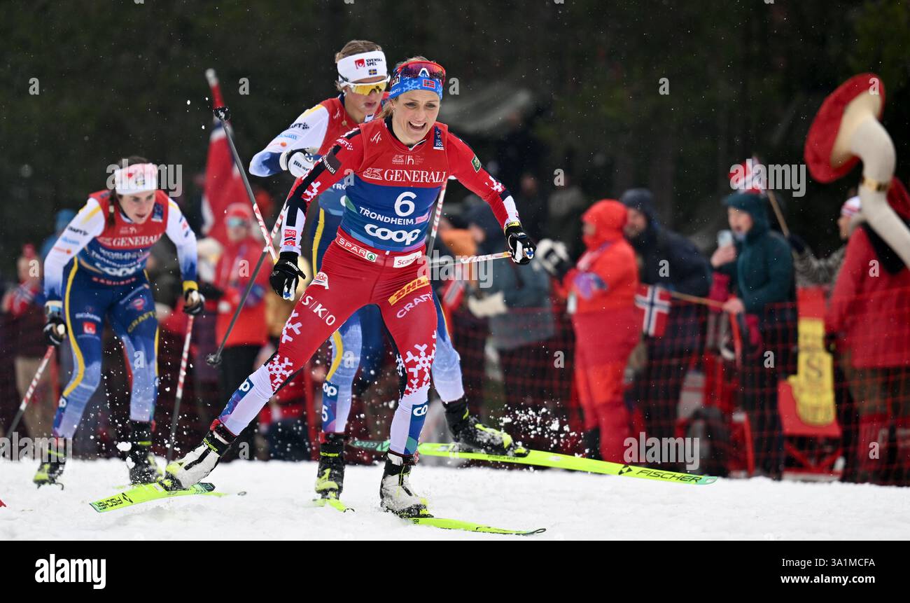 Trondheim, Norway. 09th Mar, 2025. Nordic skiing, World Championships ...
