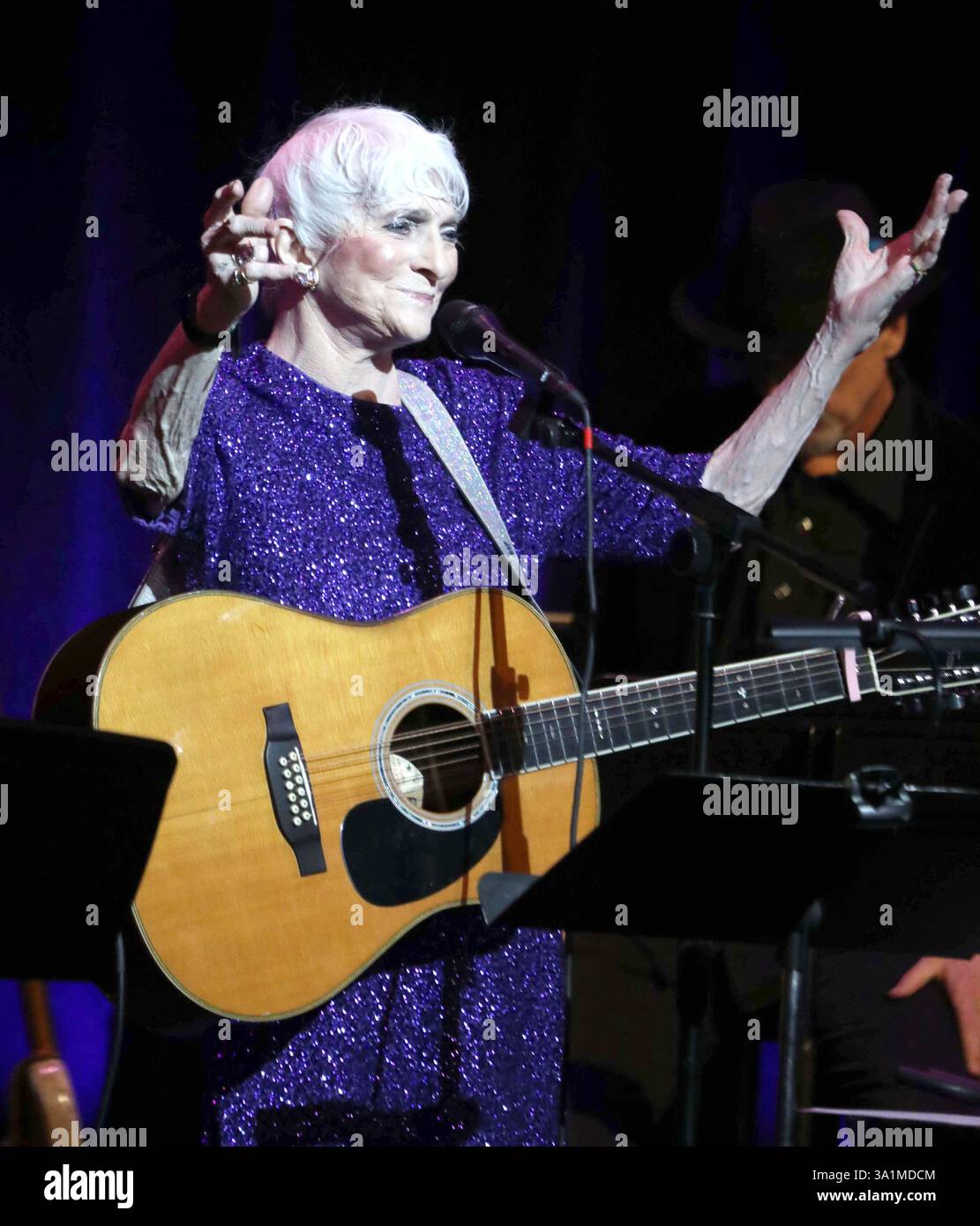 March 8, 2025, New York, New York, USA: Singer/musician JUDY COLLINS ...