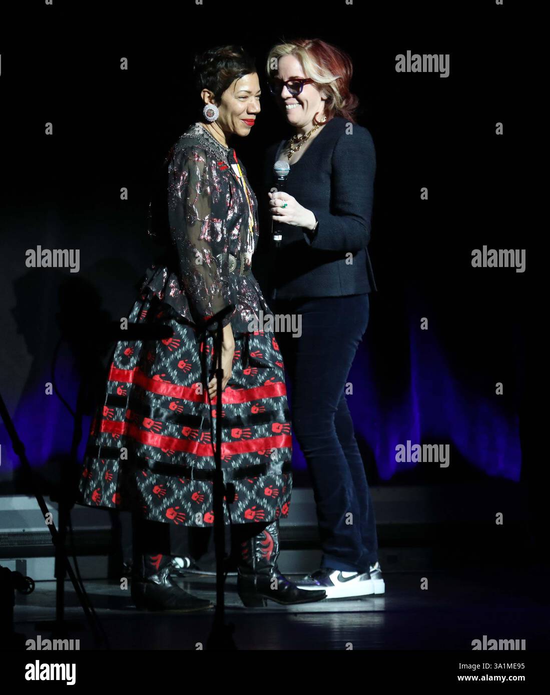 March 8, 2025, New York, New York, USA: Singer MARTHA REDBONE and ...