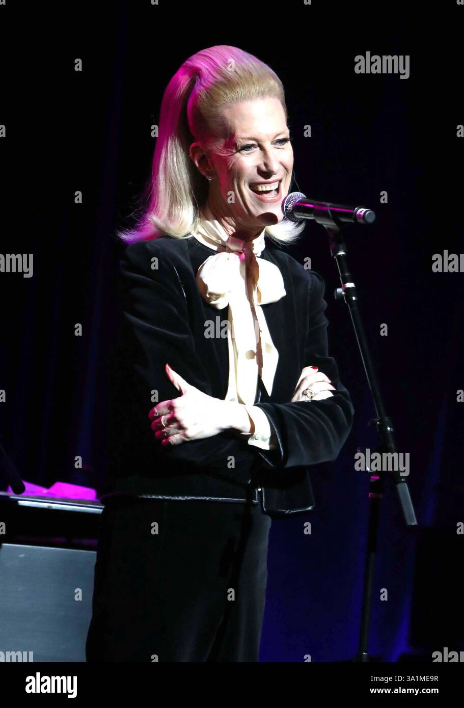 March 8, 2025, New York, New York, USA: Cabaret singer JUSTIN VIVIAN ...