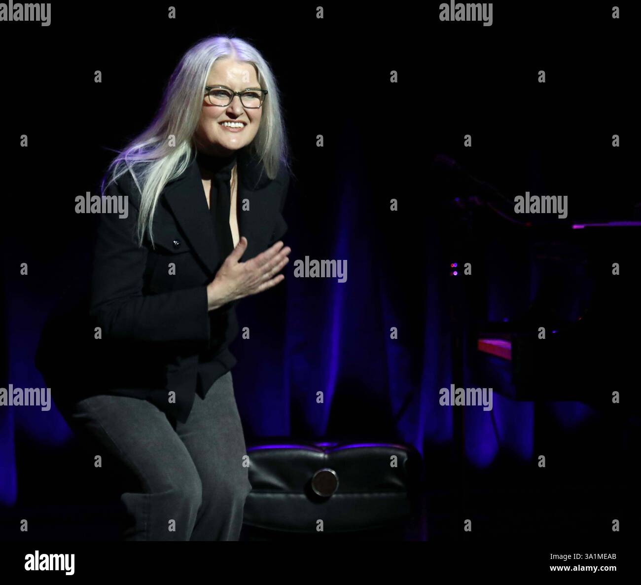 March 8, 2025, New York, New York, USA: Singer/musician PAULA COLE seen ...