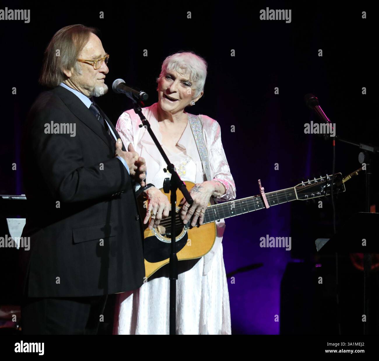 March 8, 2025, New York, New York, USA: Singers/musicians STEPHEN ...