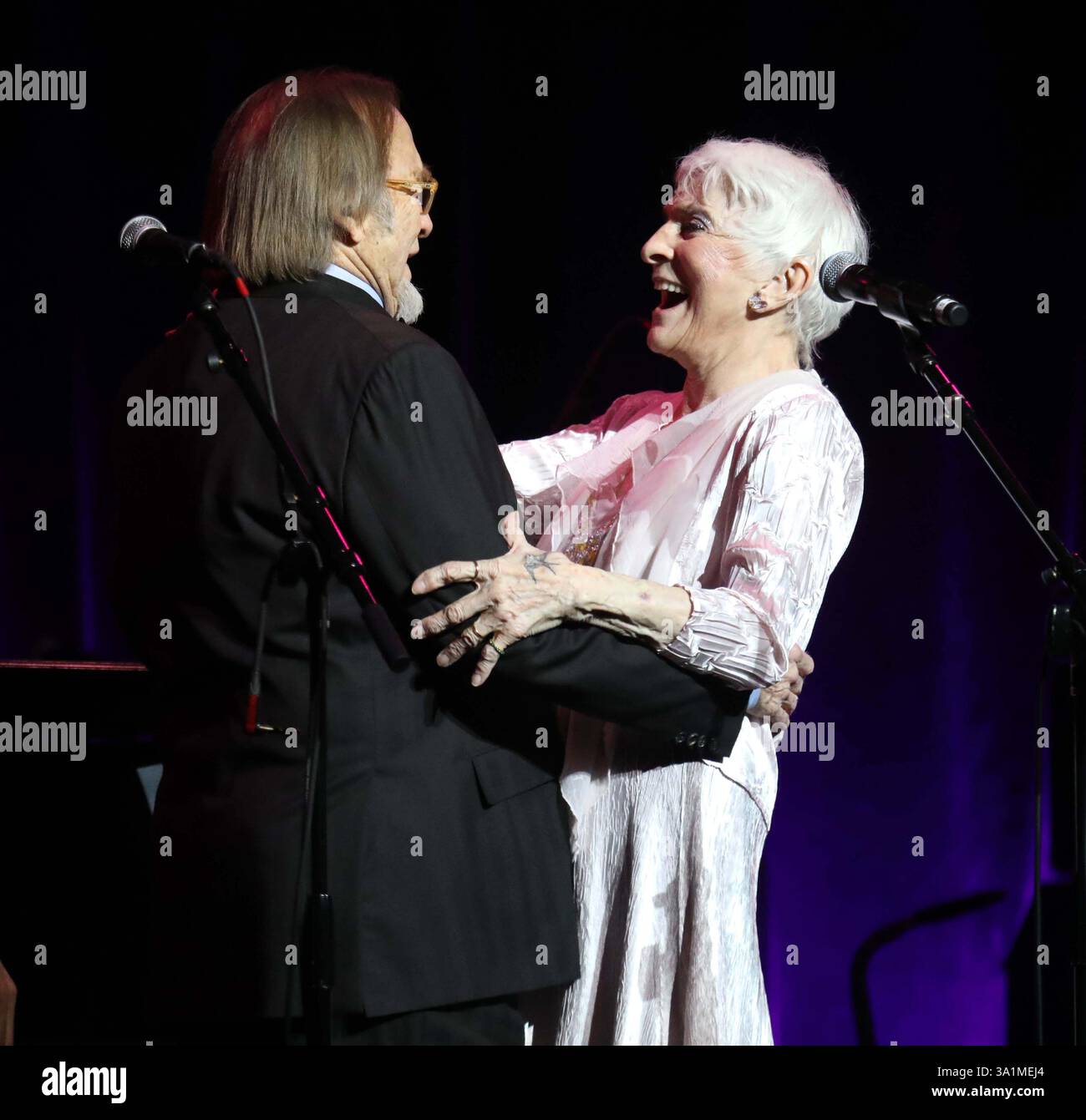 March 8, 2025, New York, New York, USA: Singers/musicians STEPHEN ...