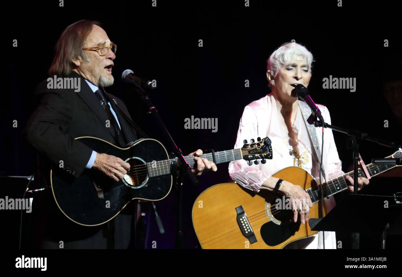 March 8, 2025, New York, New York, USA: Singers/musicians STEPHEN ...