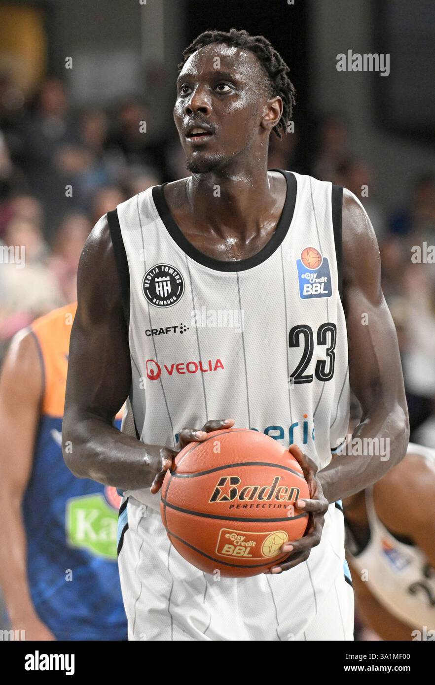 Hamburg, Germany. 08th Mar, 2025. Basketball: Bundesliga, Hamburg ...