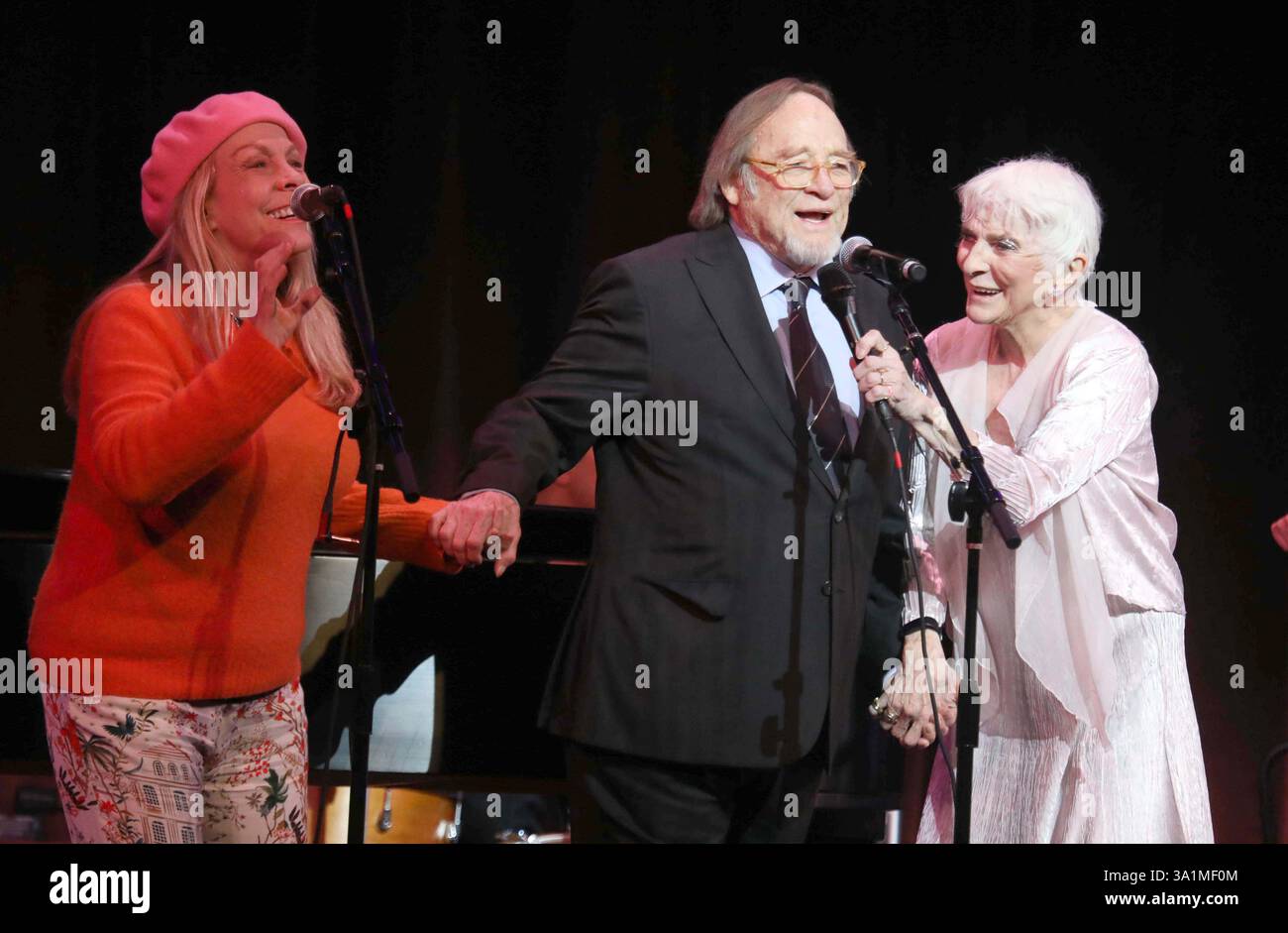 March 8, 2025, New York, New York, USA: Singers/musicians RICKIE LEE ...