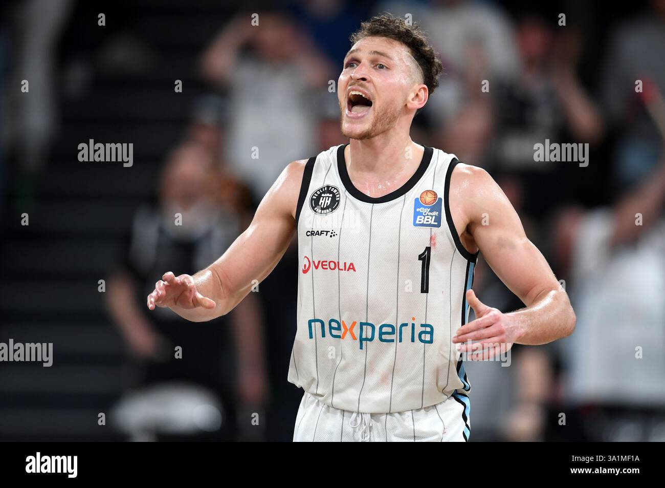 Hamburg, Germany. 08th Mar, 2025. Basketball: Bundesliga, Hamburg ...