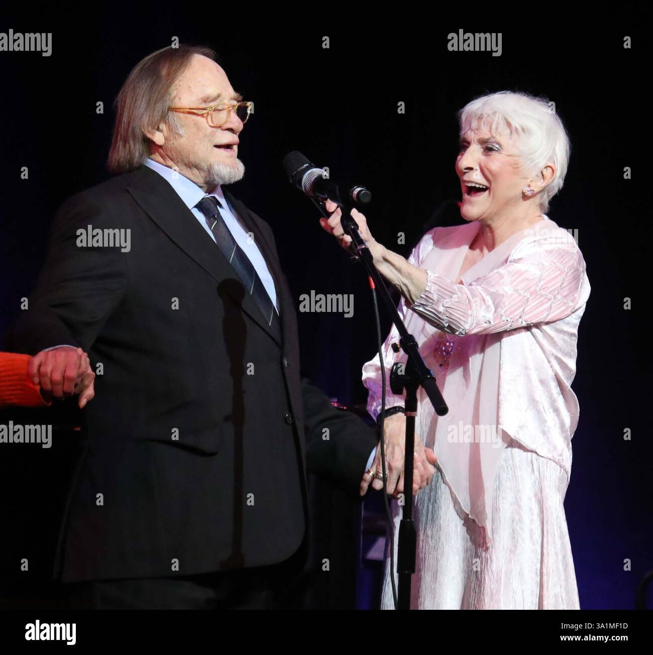 March 8, 2025, New York, New York, USA: Singers/musicians STEPHEN ...