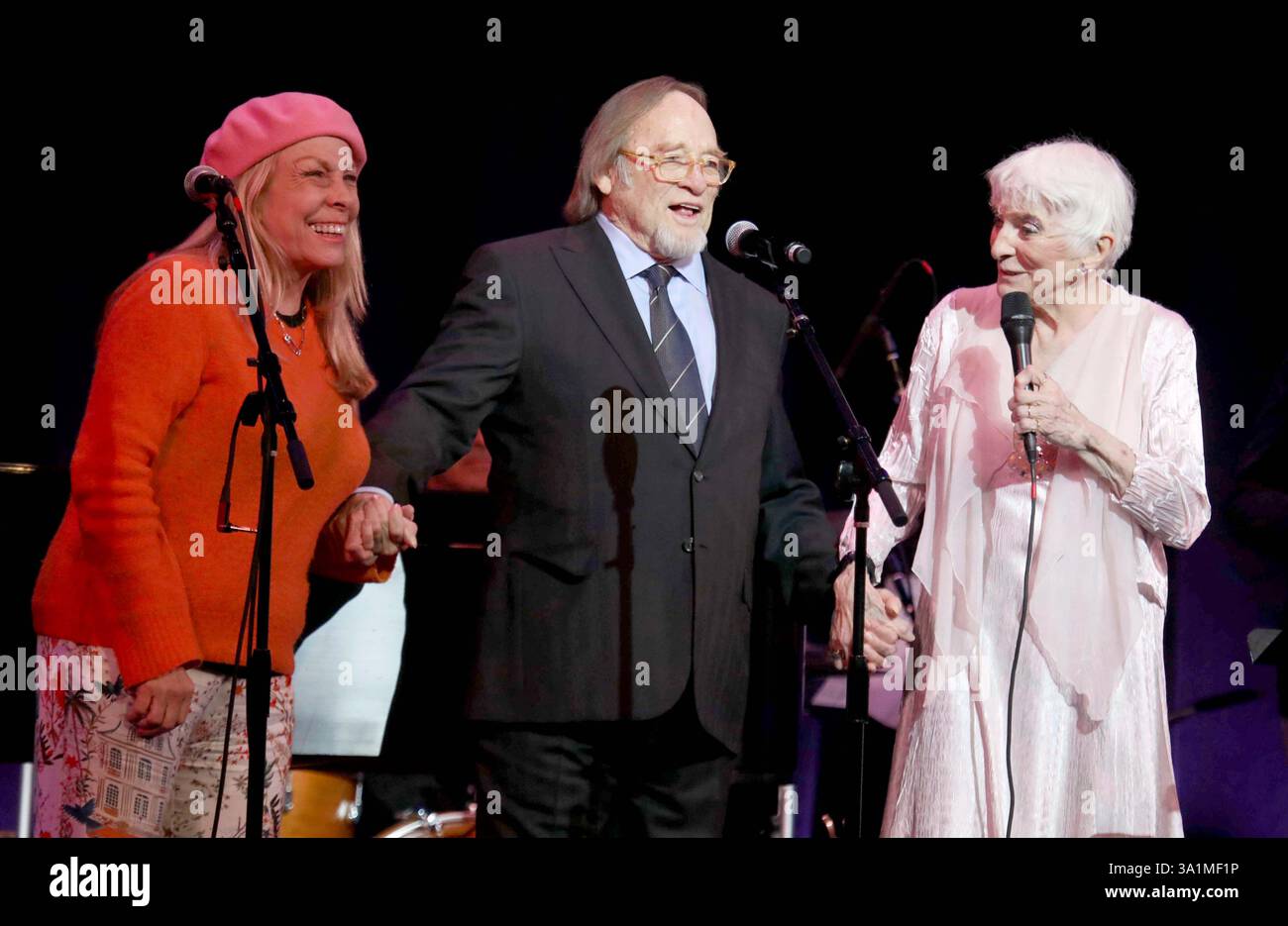 March 8, 2025, New York, New York, USA: Singers/musicians RICKIE LEE ...