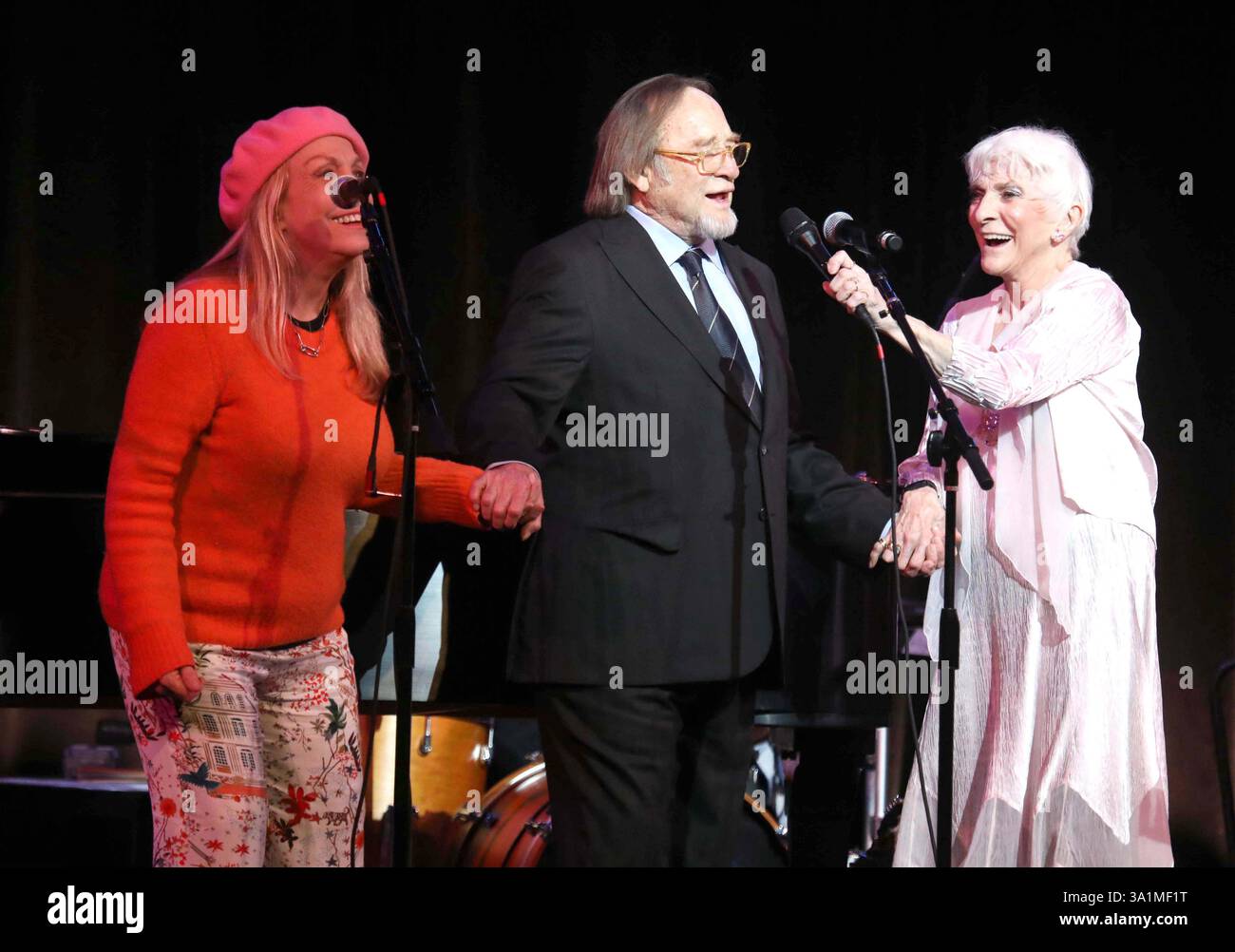 March 8, 2025, New York, New York, USA: Singers/musicians RICKIE LEE ...