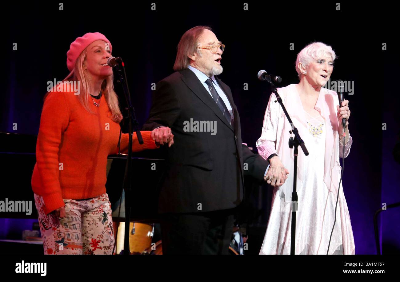 March 8, 2025, New York, New York, USA: Singers/musicians RICKIE LEE ...