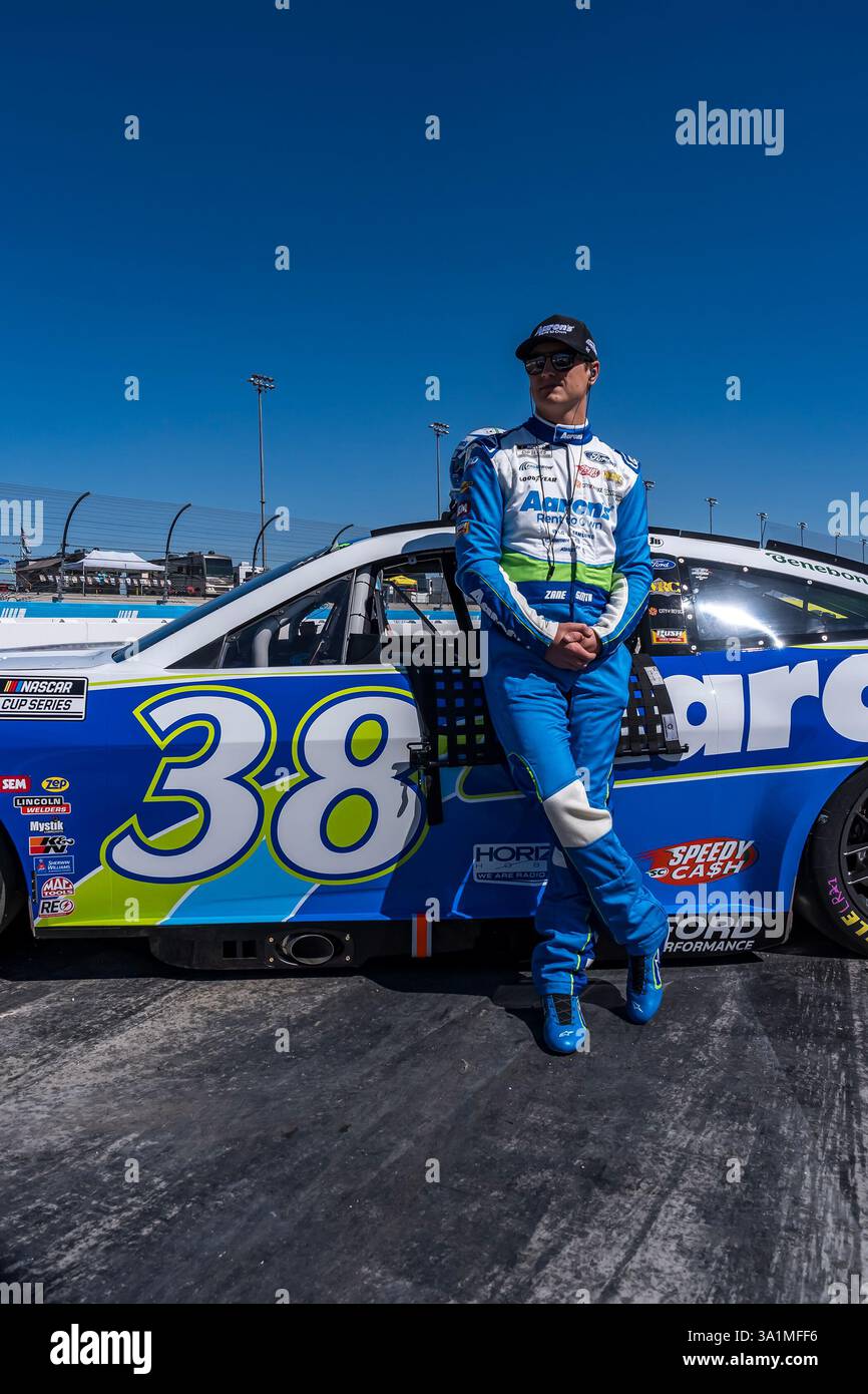 Mar 08, 2025-Avondale, AZ; NASCAR Cup Series driver, ZANE SMITH (38) of ...