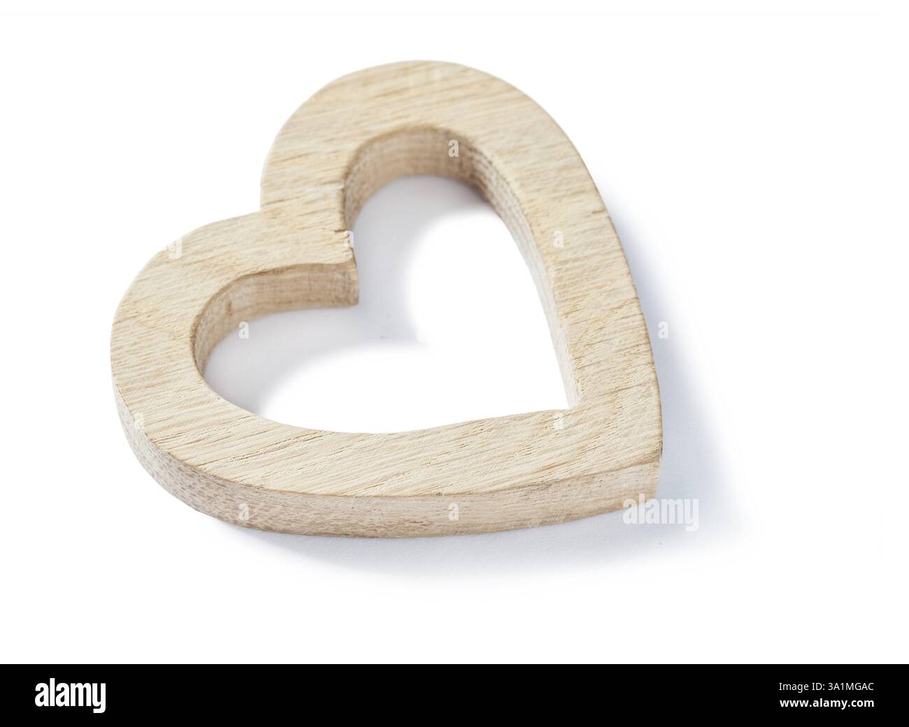 Heart on empty plate Cut Out Stock Images & Pictures - Alamy