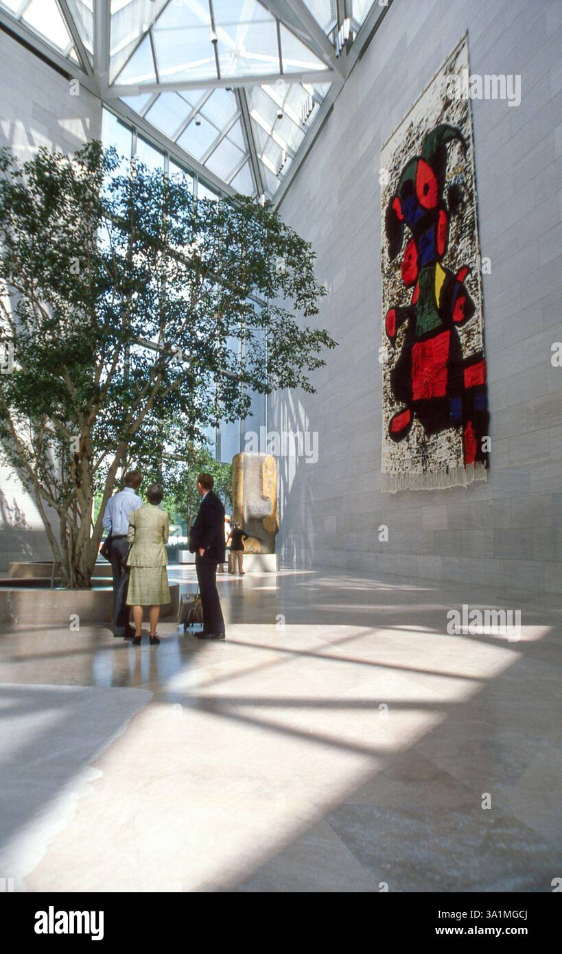 National Gallery in Washington D.C. East Building designed by renowned ...