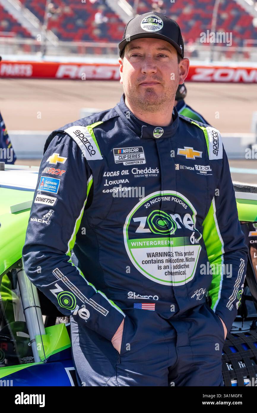 Mar 08, 2025-Avondale, AZ; NASCAR Cup Series driver, KYLE BUSCH (8) of ...