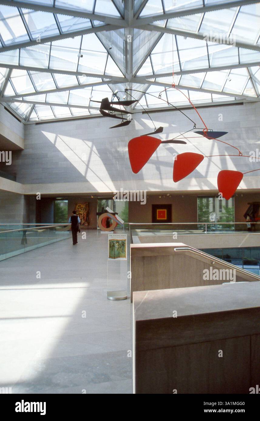National Gallery in Washington D.C. East Building designed by renowned ...