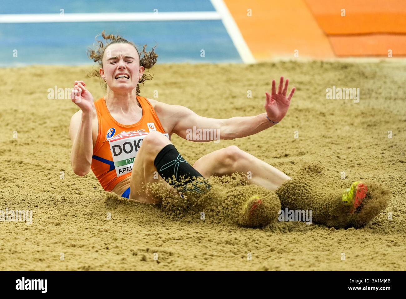 APELDOORN, NETHERLANDS - JANUARY 3: Sofie Dokter of The Netherlands during the European ...