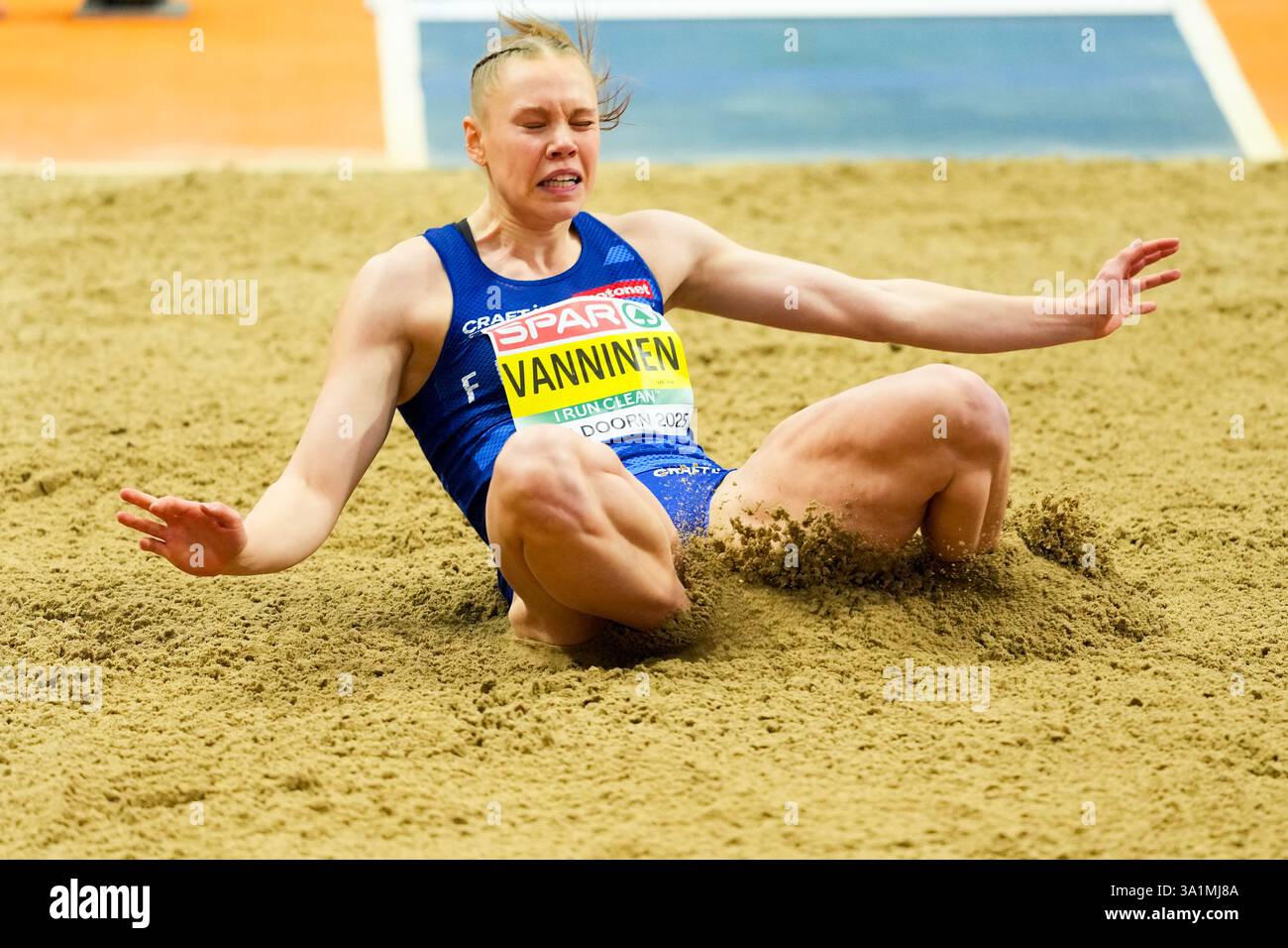 APELDOORN, NETHERLANDS - JANUARY 3: Saga Vanninen of Finland during the ...