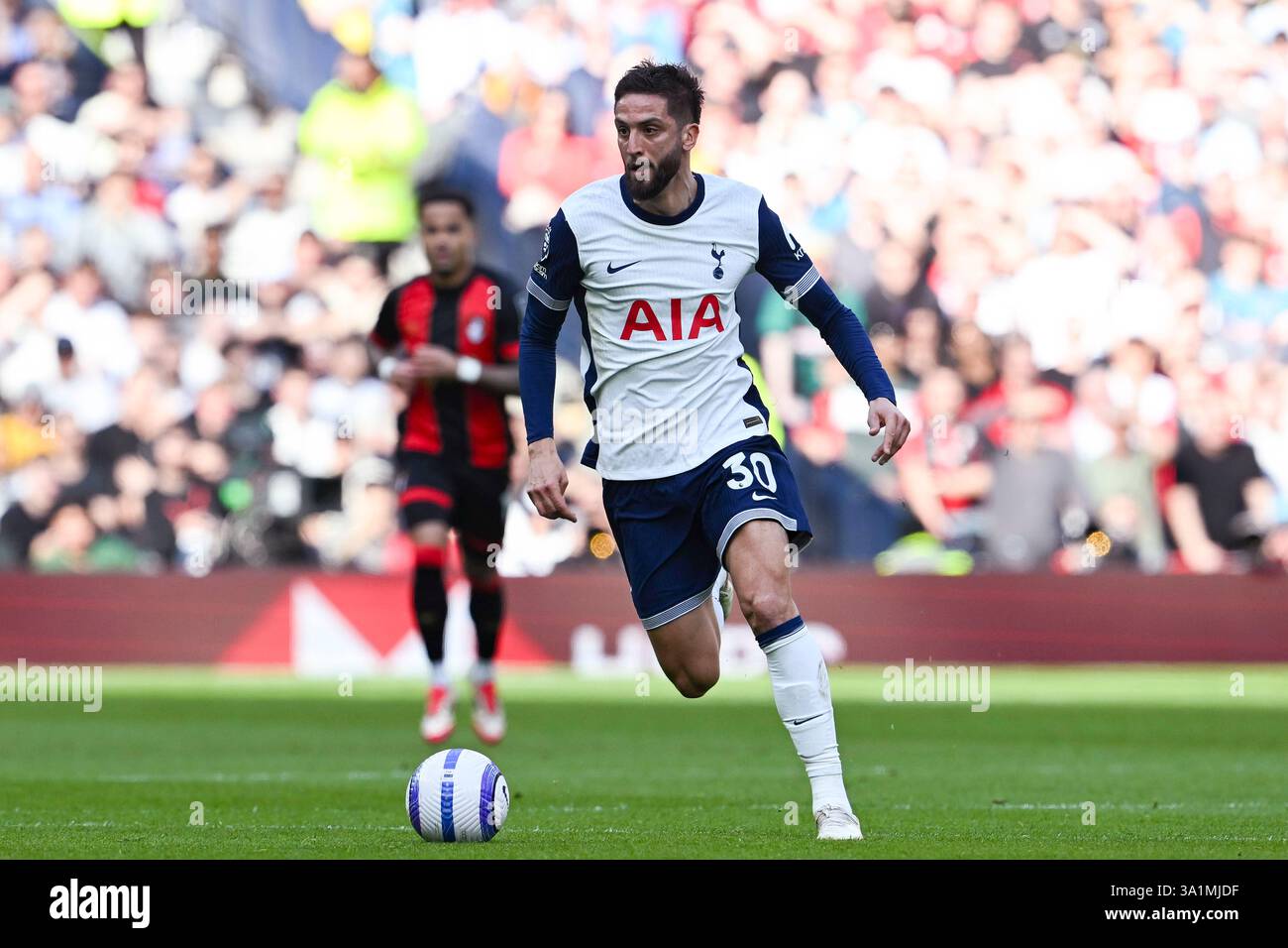 Tottenham Hotspur Stadium LONDON, ENGLAND - MARCH 09: Rodrigo Bentacur ...