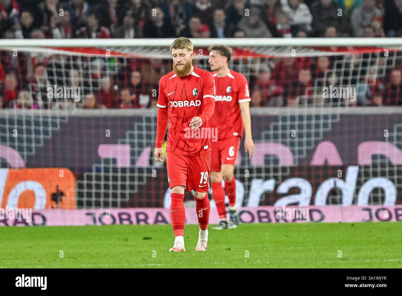 Freiburg, Deutschland. 08th Mar, 2025. Jan-Niklas Beste (SC Freiburg ...