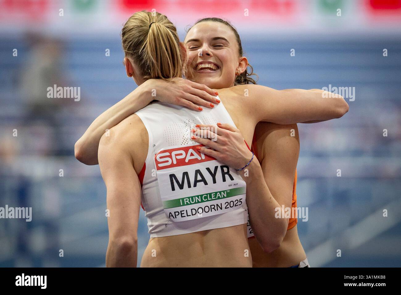 DOKTER Sofie (NED), MAYR Verena (AUT) - European Athletics Indoor Championships 2025 am 09.03.25 ...