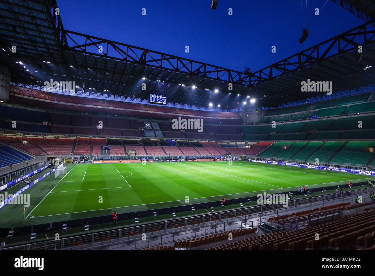 A general view inside the stadium during Serie A 2024/25 football match ...