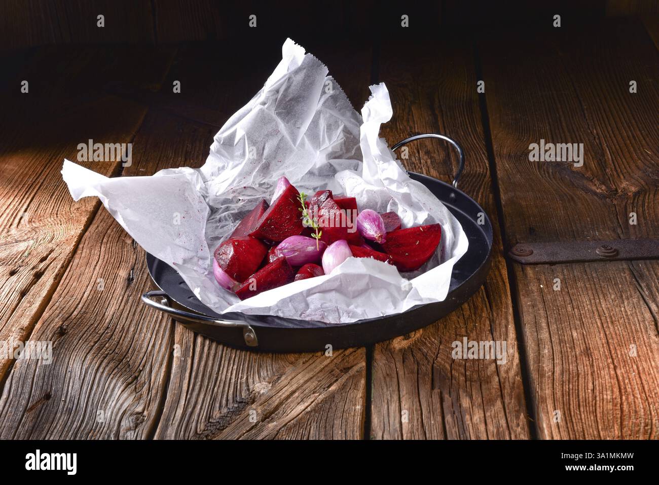 Oven baked red beets Stock Photo - Alamy