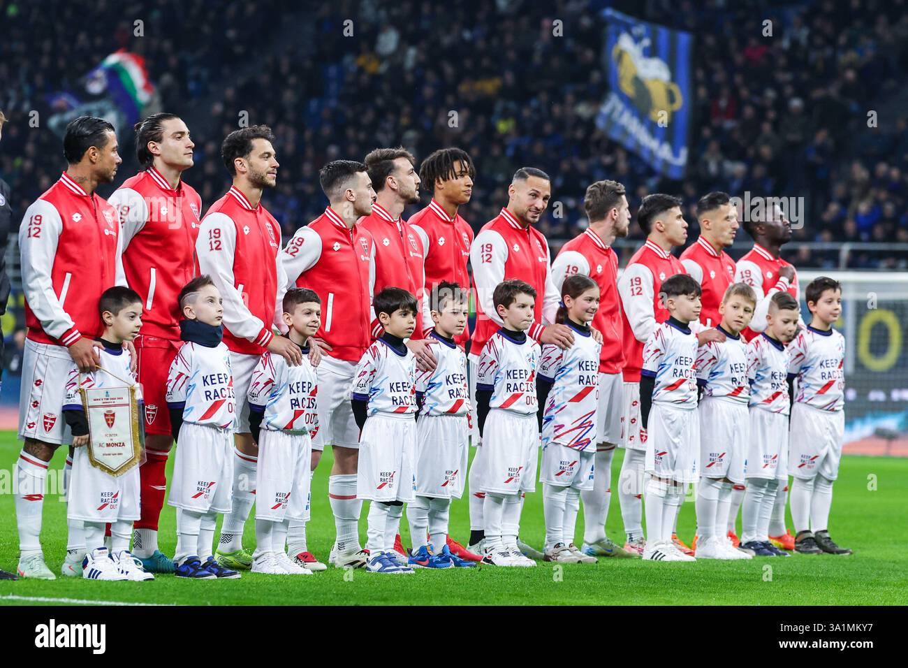 AC Monza players seen during Serie A 2024/25 football match between FC ...