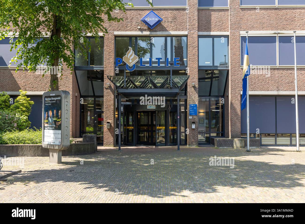 Police Station entrance Paardenveld headquarters in the centre of ...