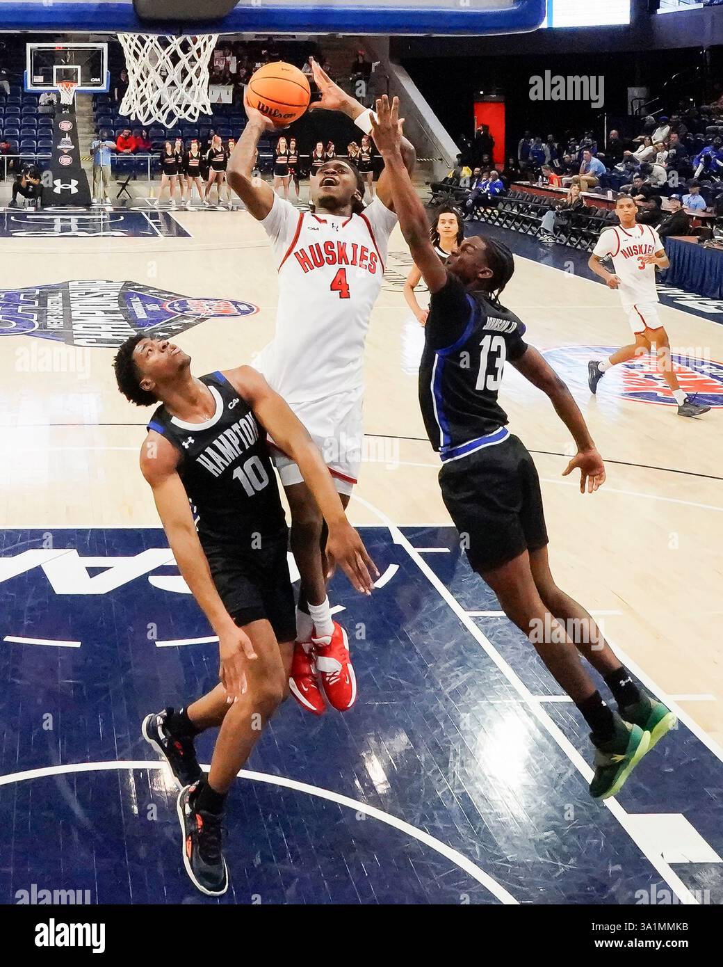 WASHINGTON, DC - MARCH 08: Northeastern Huskies Guard Rashad King (4 ...
