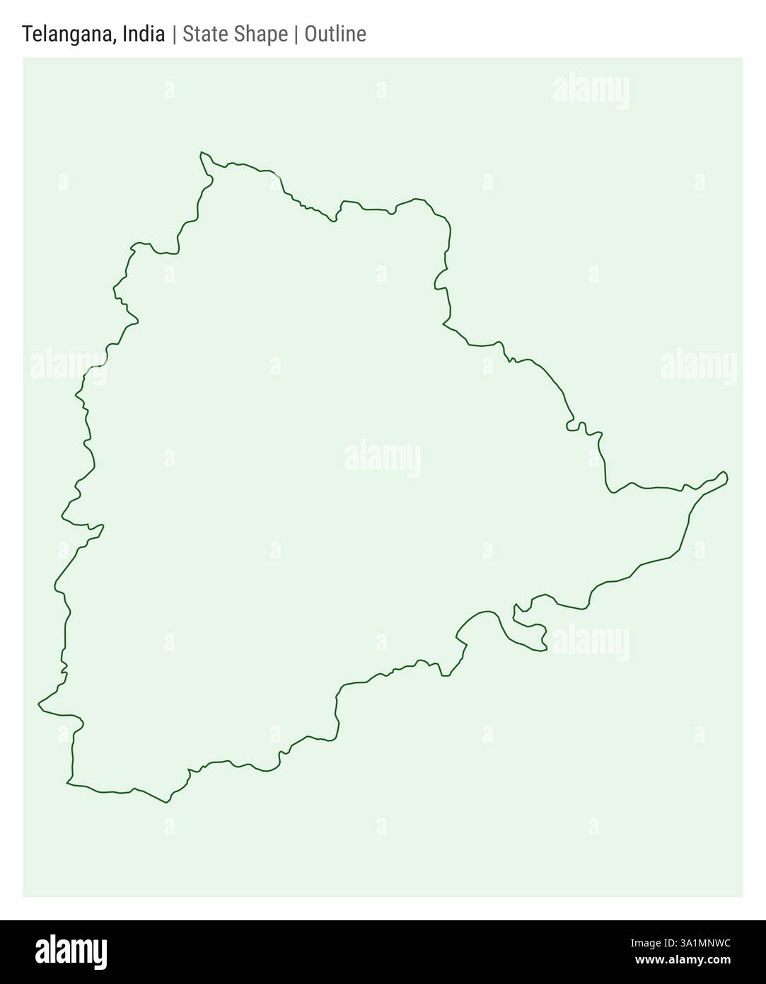 Telangana map hi-res stock photography and images - Alamy